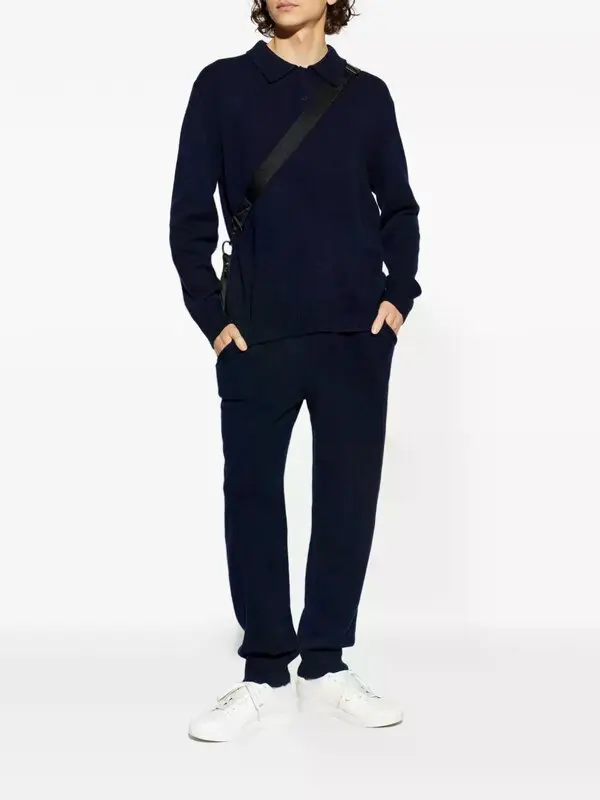 LISA YANG Buttoned Polo Shirt - Blue
