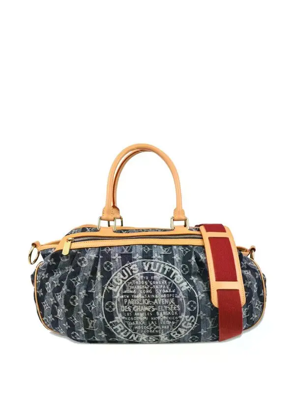 LOUIS VUITTON Monogram Denim Tote Bag