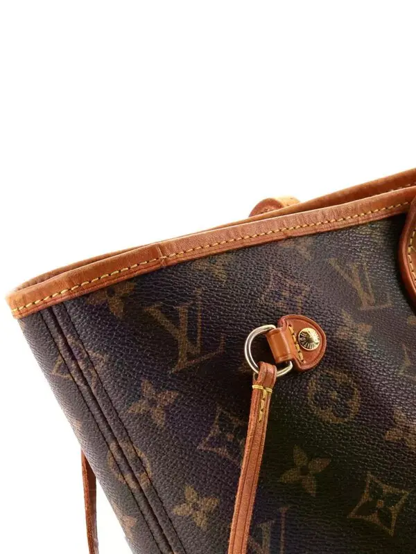 LOUIS VUITTON Monogram Canvas Mm Tote Bag - Brown