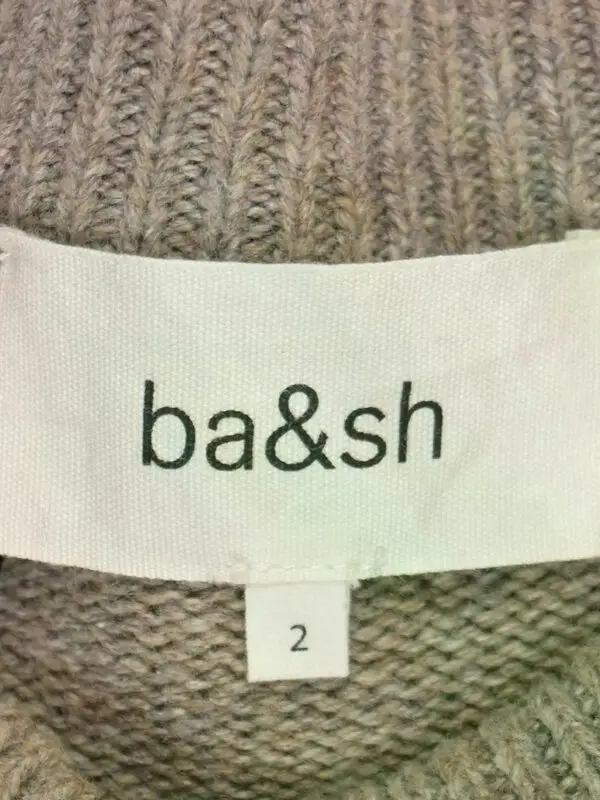 Ba&sh Keane Wool Crew-neck Sweater With Decorative Cuffs