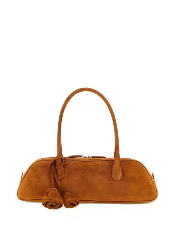 Magda Butrym Brigitte Suede Shoulder Bag - Brown