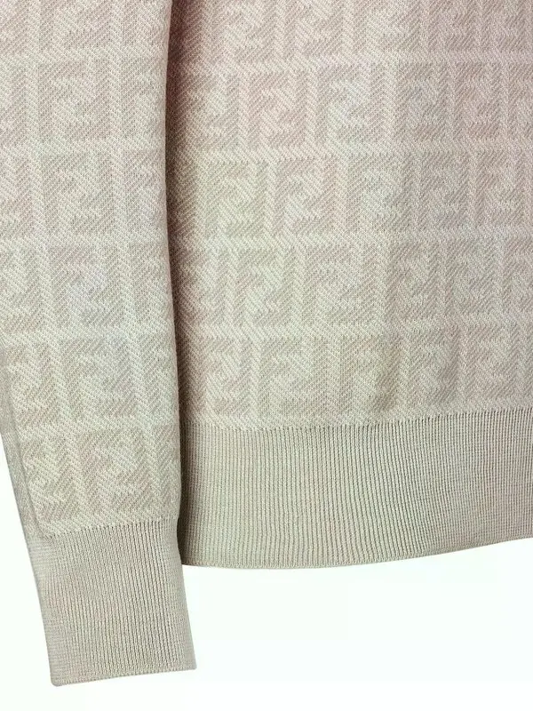 Fendi Jacquard Motif Knitted Sweater