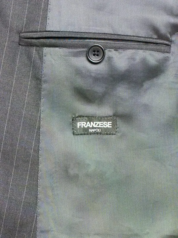 FRANZESE COLLECTION Pinstripe Double-breasted Suit