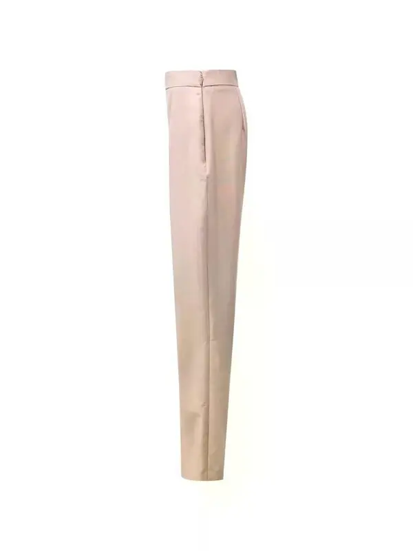 Fendi High-rise Logo Embroidered Trousers
