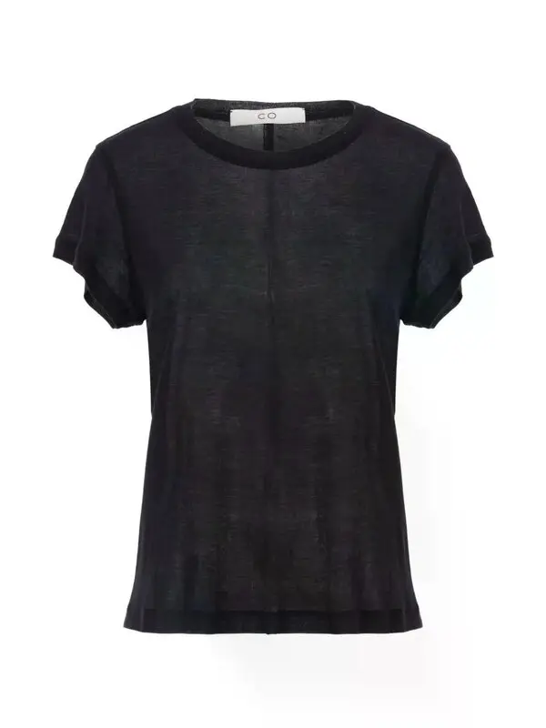 Co Name' Rolled Sleeve T-shirt