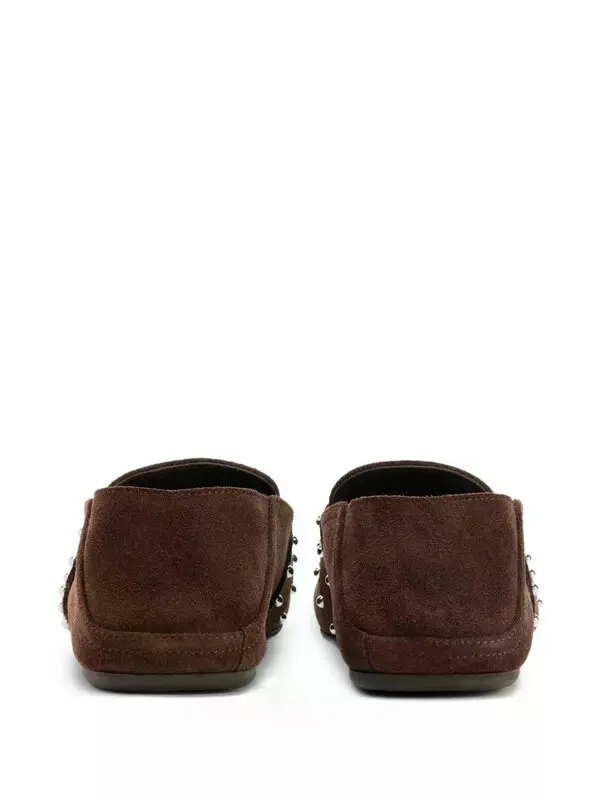 GIUSEPPE ZANOTTI Rupert Studded Loafers - Brown