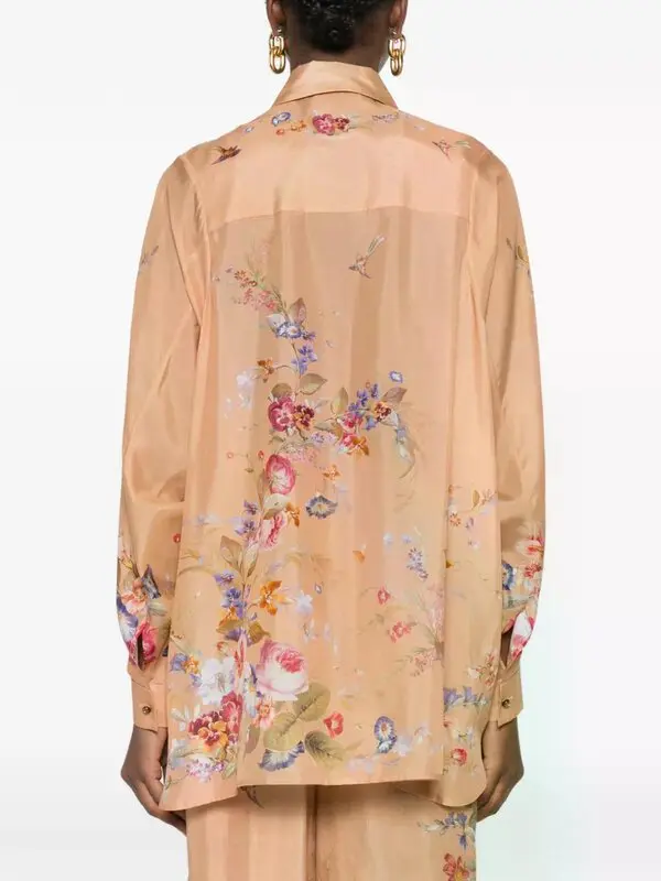Zimmermann Patience Floral Print Shirt