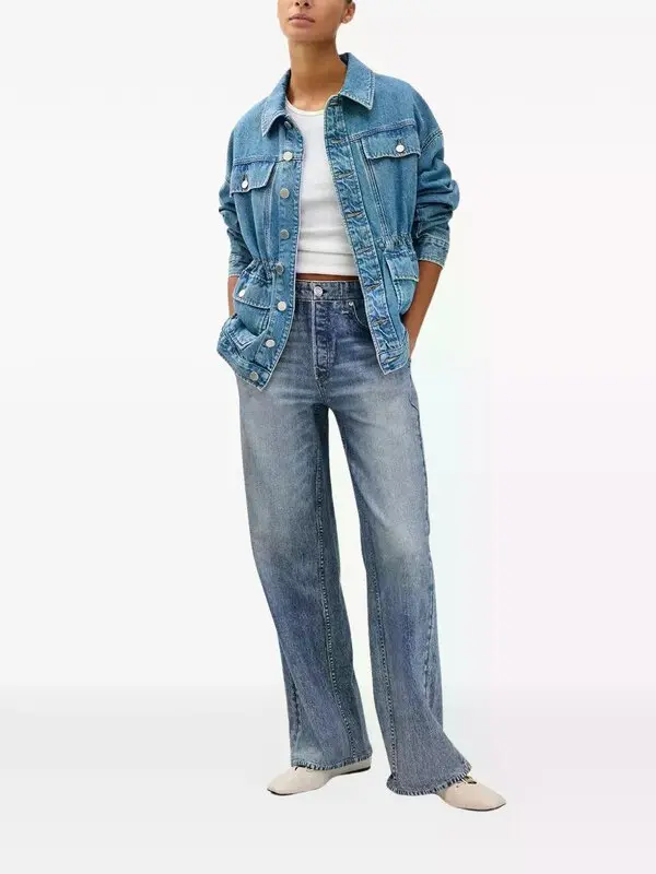 Rag & Bone Miramar Terry Wide-leg Jeans
