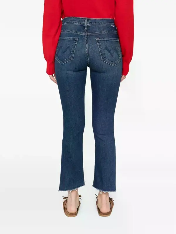 MOTHER The Insider Crop Step Fray Jeans