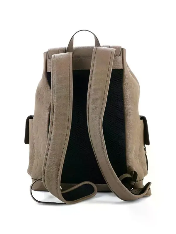Gucci Jumbo Gg Embossed Leather Backpack