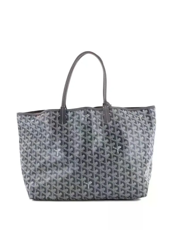 Goyard Saint Louis Pm Tote Bag In Coated Canvas - Grey