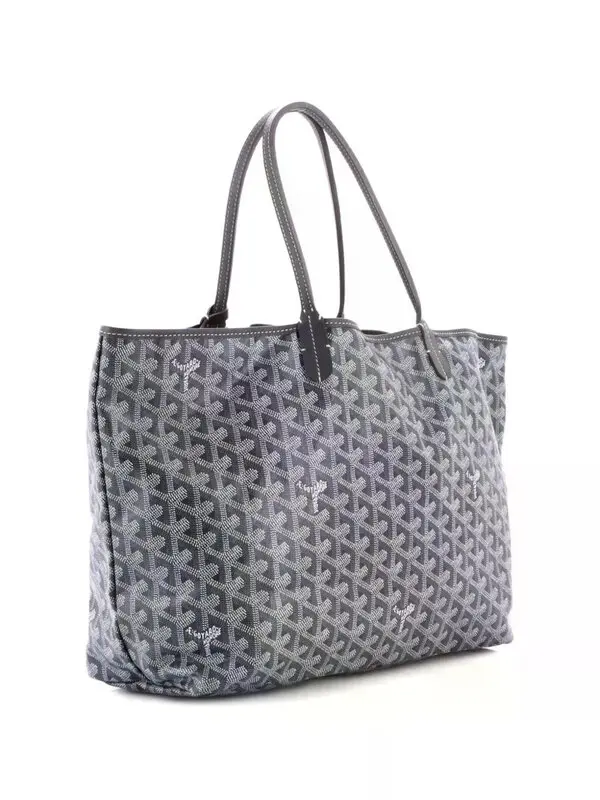 Goyard Saint Louis Pm Tote Bag In Coated Canvas - Grey