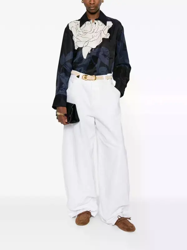 Victoria Beckham Floral Print Shirt