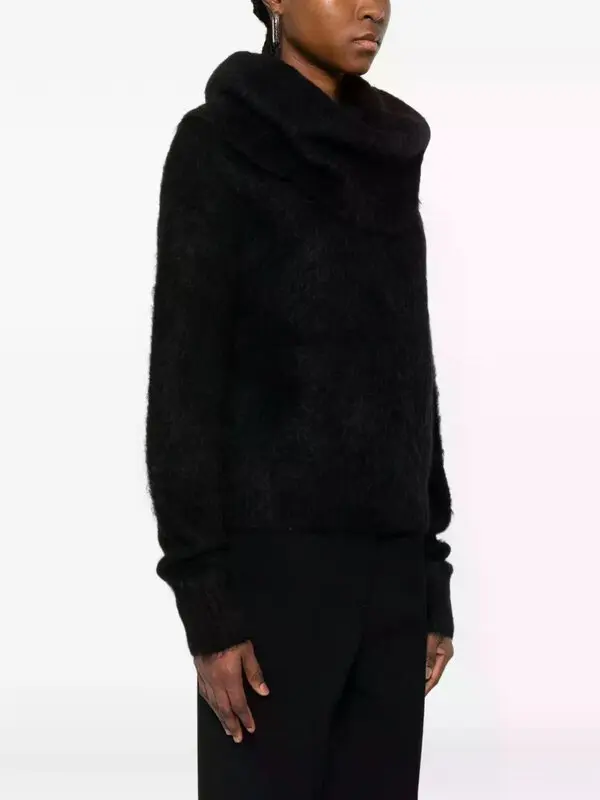 TOTEME Funnel Neck Long Sleeve Sweater