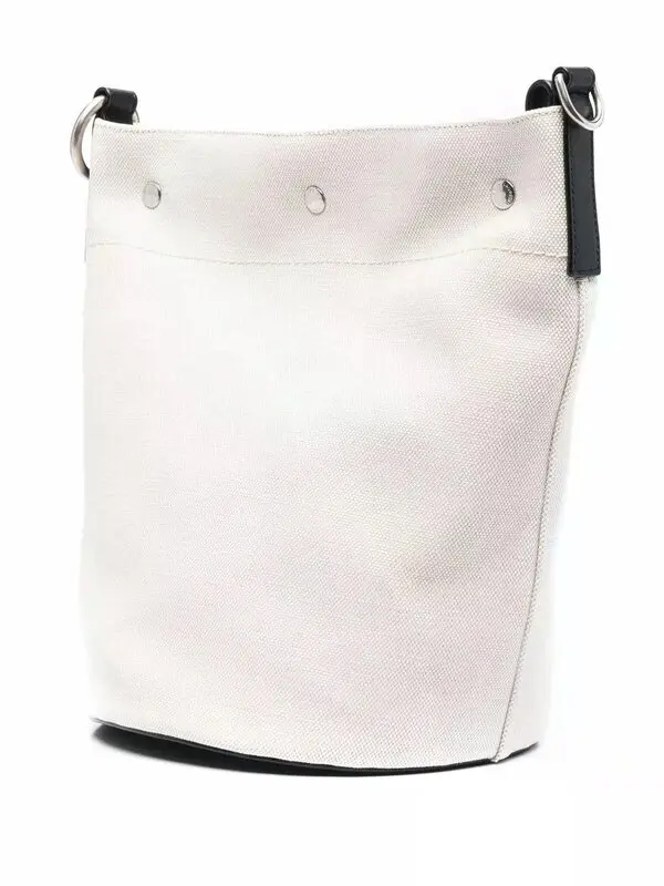 Saint Laurent Logo Print Bucket Bag