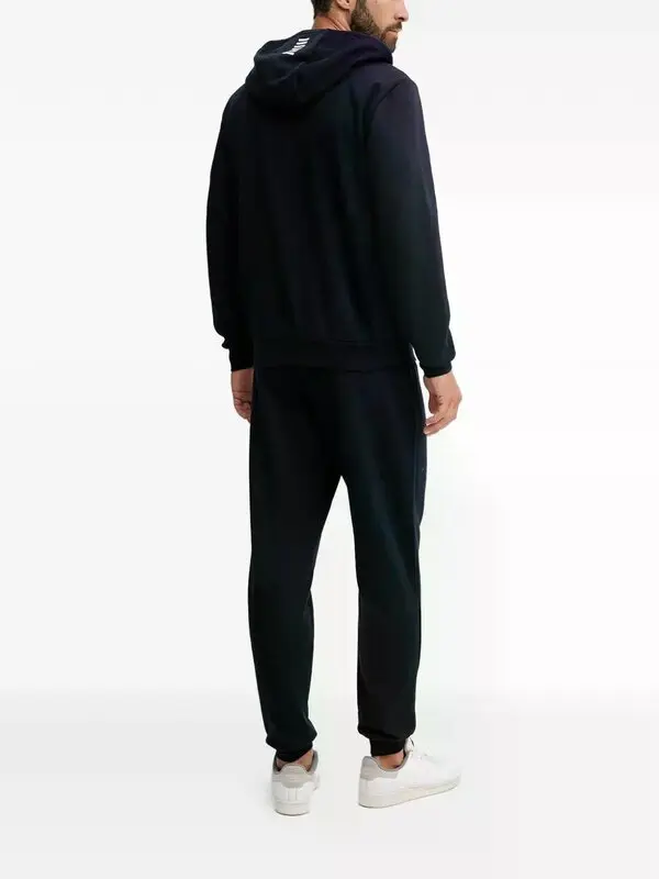 EA7 Logo-print Hoodie
