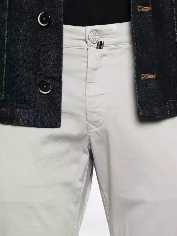 Jacob Cohen Logo-patch Trousers - Grey