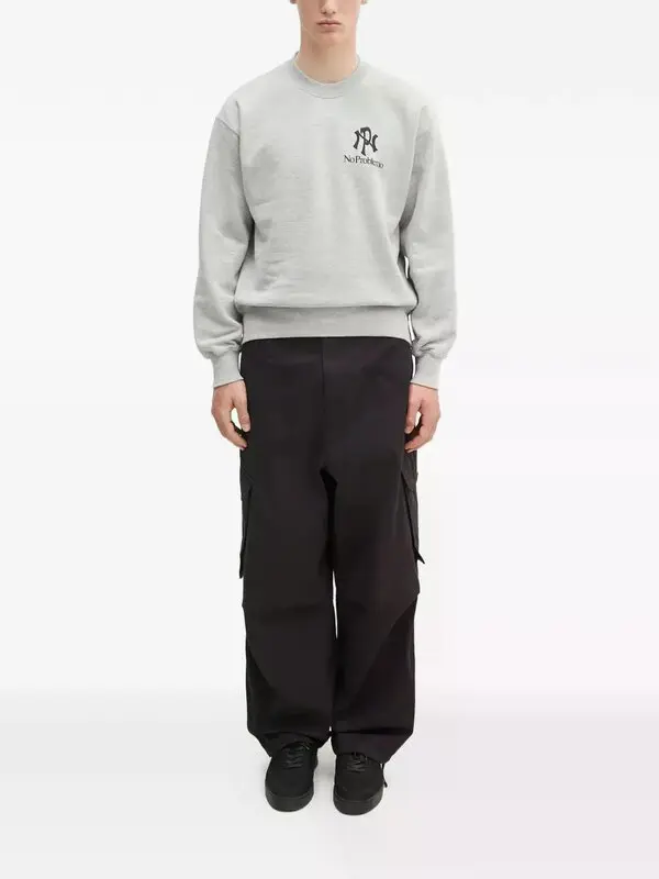 Aries Logo-print Sweatshirt - Grey