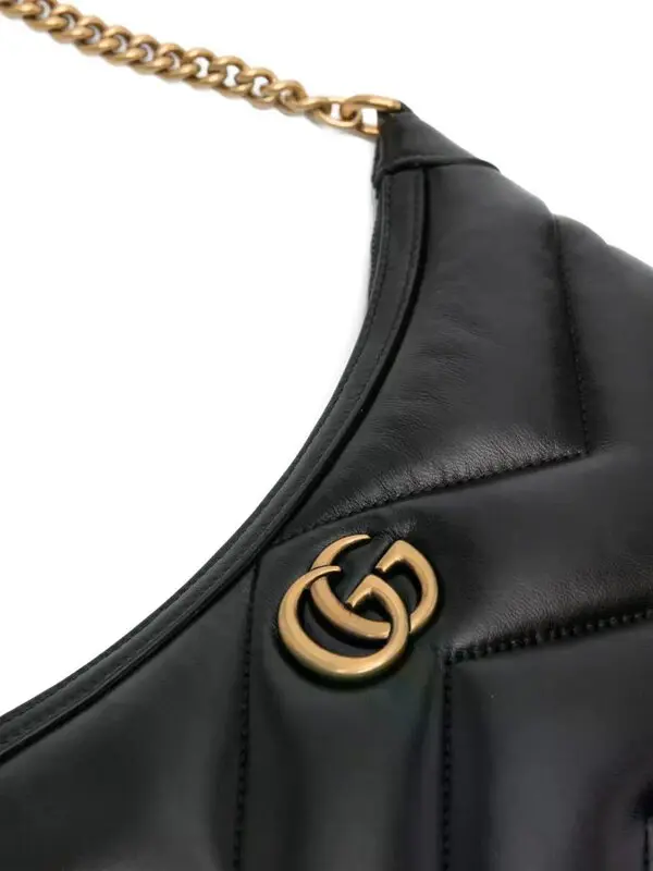 Gucci Logo-plaque Leather Shoulder Bag