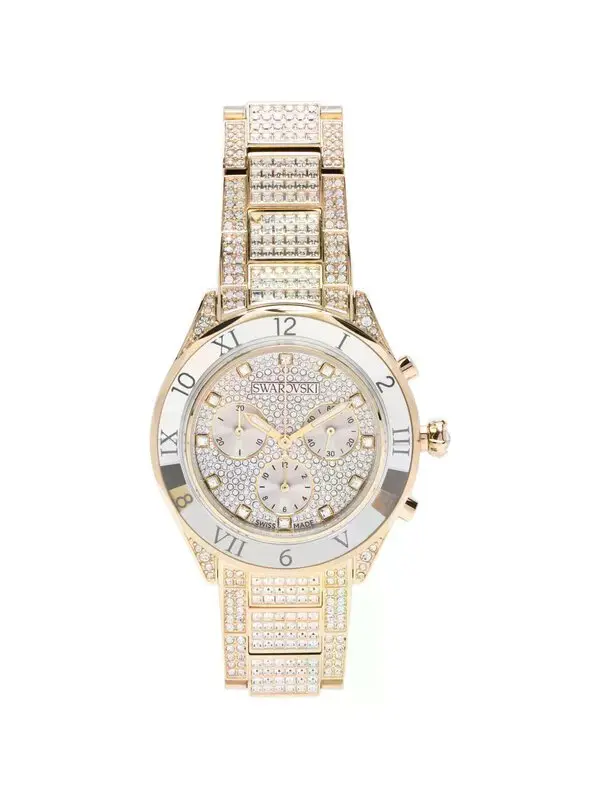 SWAROVSKI Dextera 36mm Watch With Crystal Embellishment - Silver