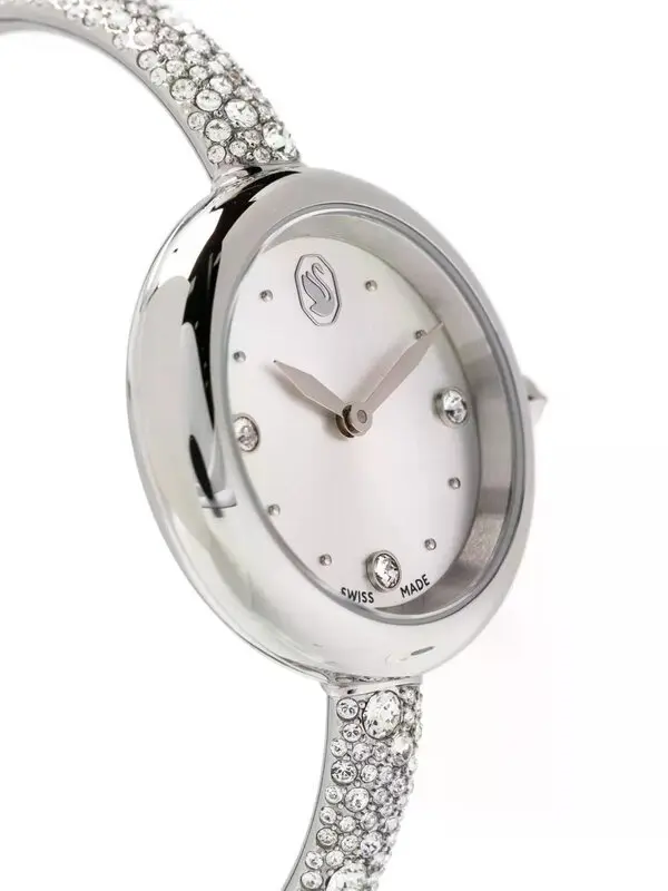 SWAROVSKI Sublima 28mm Watch With Crystal Embellishments - Silver