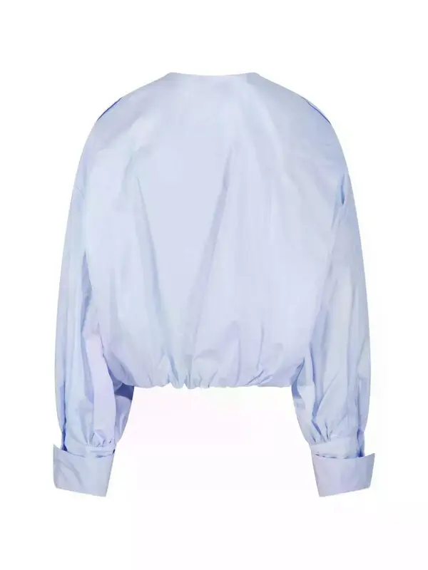 THELATEST Balloon Sleeve Shirt - Blue