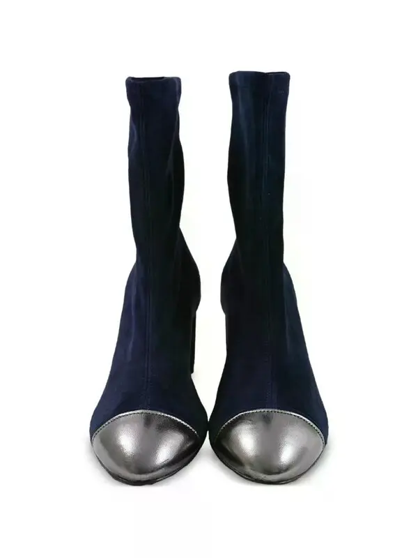 STUART WEITZMAN Fernanda Cap-toe Ankle Boots