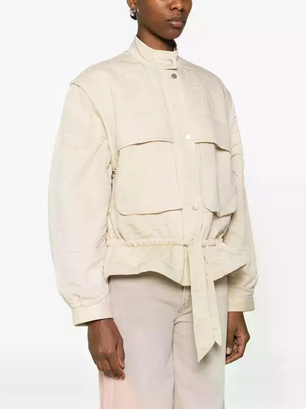 MARANT ETOILE Blandina Quilted Jacket - Neutrals