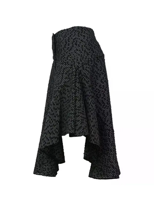 Chloé Asymmetric Striped Mini Skirt