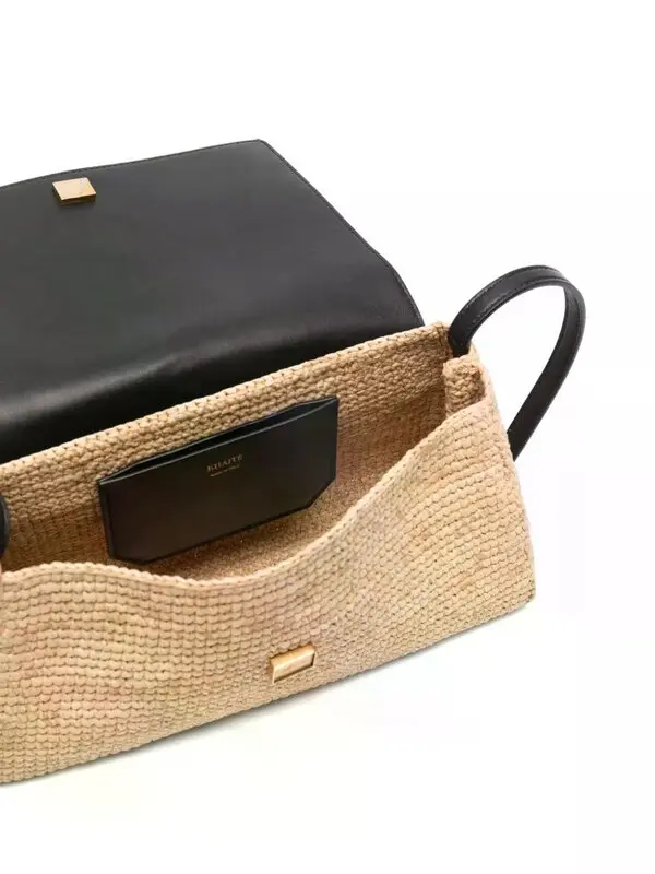Khaite Audrey Zebra-print Cross-body Bag - Neutrals