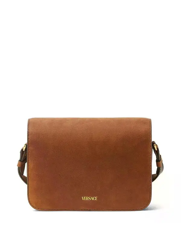 Versace Medusa Biggie Leather Shoulder Bag