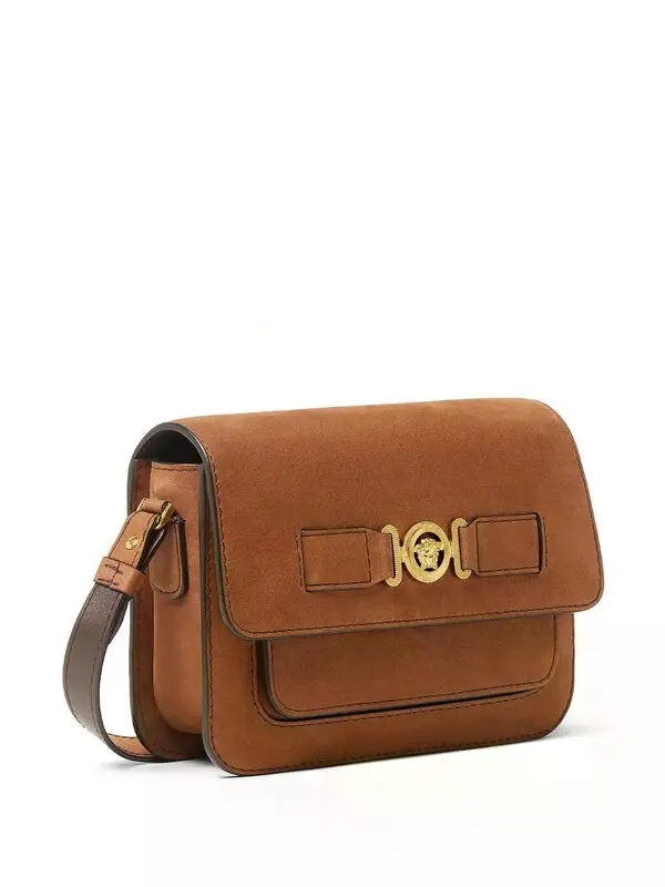 Versace Medusa Biggie Leather Shoulder Bag