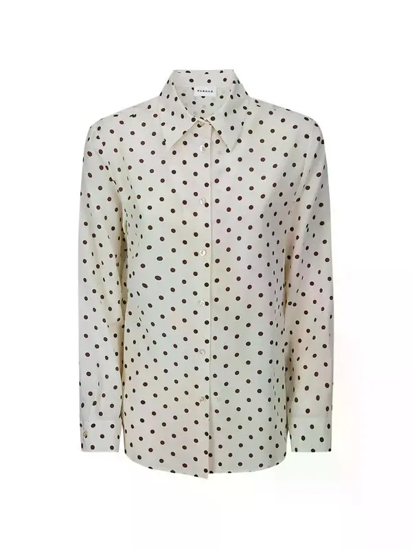 P.a.r.o.s.h Billo Polka-dot Shirt - Neutrals
