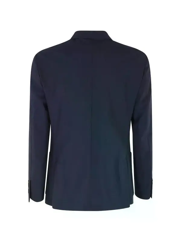 Eleventy Single-breasted Blazer - Blue
