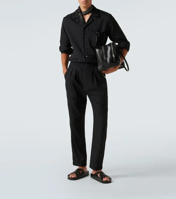 TOM FORD Striped Cotton And Silk Shirt