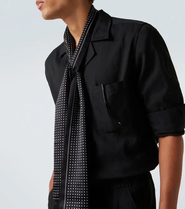 TOM FORD Striped Cotton And Silk Shirt