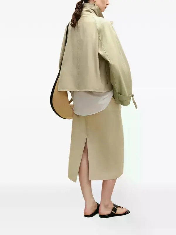 LESS Raglan-sleeve Cropped Jacket