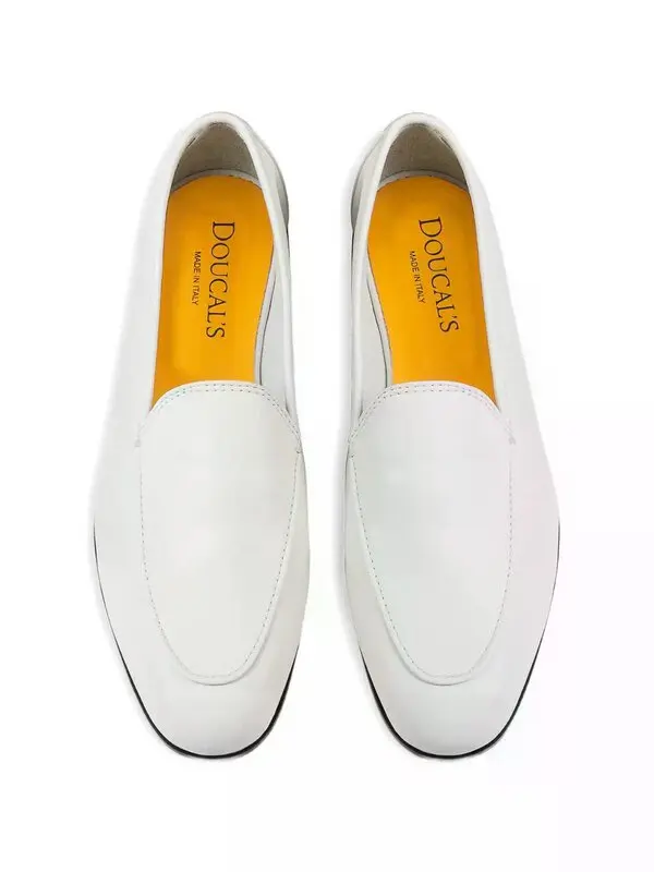 DOUCAL'S Leather Loafers - White