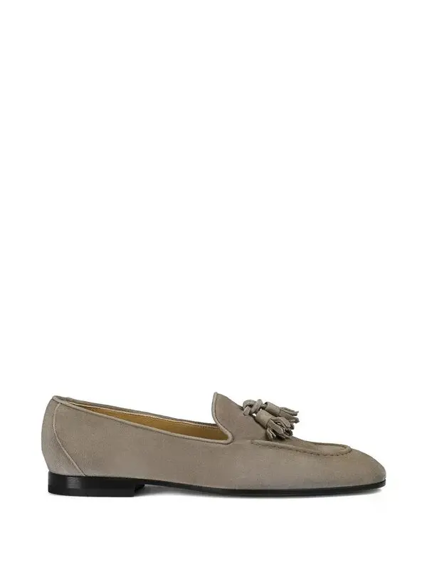 DOUCAL'S Suede Tassel Loafers