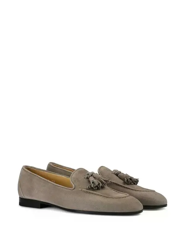 DOUCAL'S Suede Tassel Loafers
