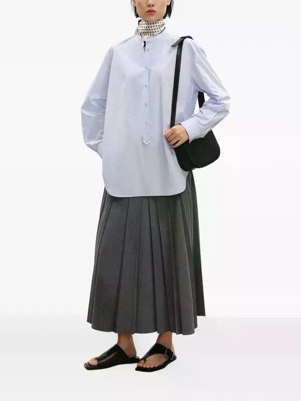LESS A-line Midi Skirt