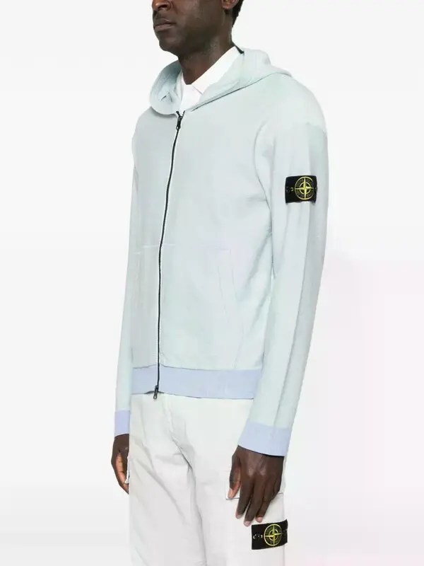 Stone Island 5100050 Plush Stitch Organic Cotton Nylon Sweatshirt