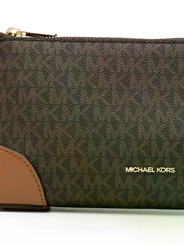 Michael Kors Monogram Print Shoulder Bag