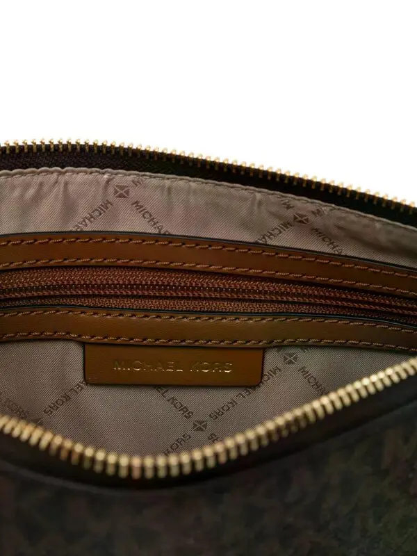 Michael Kors Monogram Print Shoulder Bag