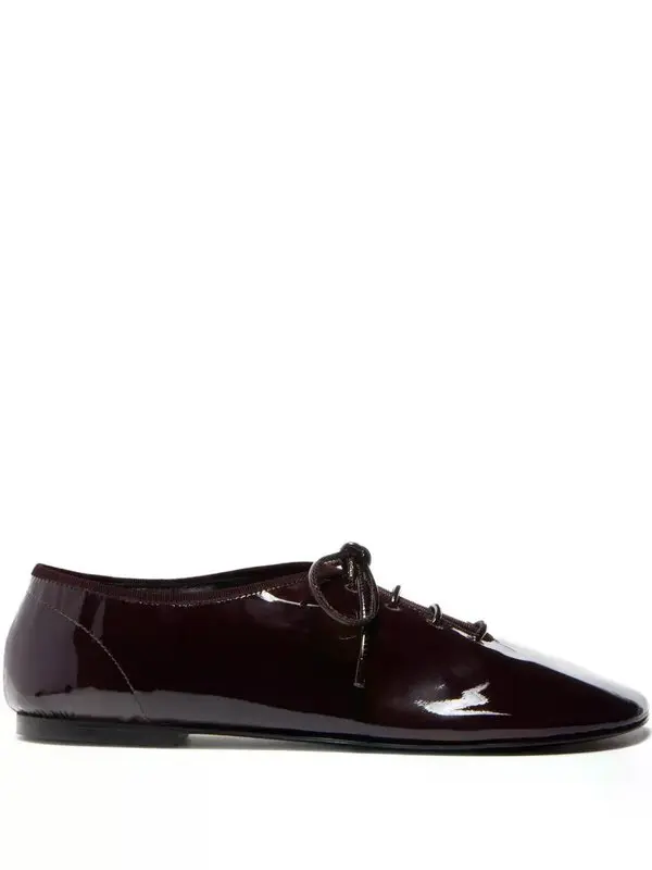 Proenza Schouler Glove Lace-up Ballet Flats - Red