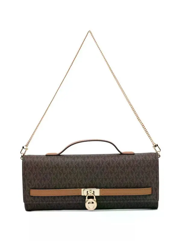 Michael Kors Tote Bag With Chain Strap - Brown