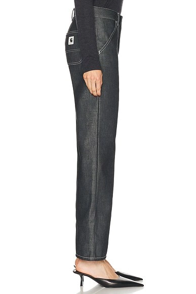 Carhartt Work In Progress Straight Leg Pants With Contrast Stitching