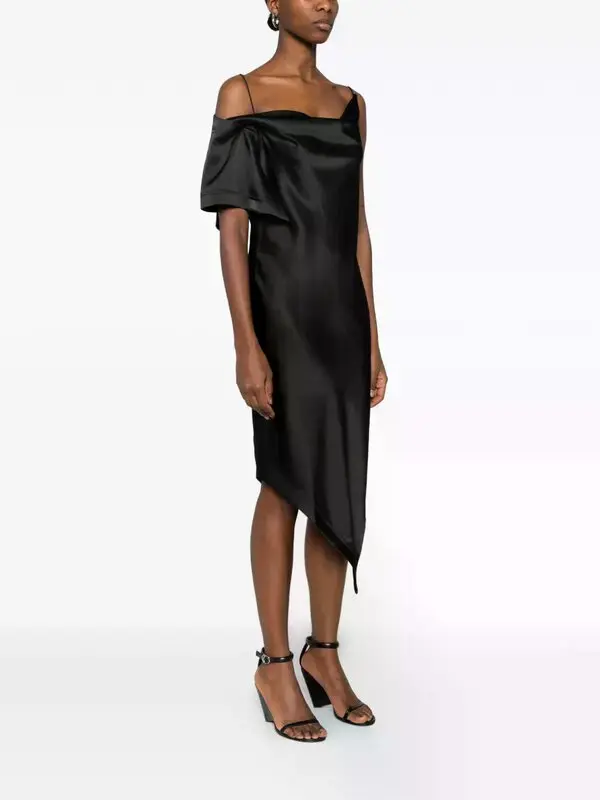 IRO PARIS Thiana Asymmetric Midi Dress