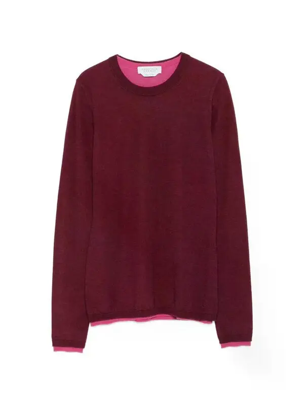 Gabriela Hearst Crewneck Long-sleeved Top - Red