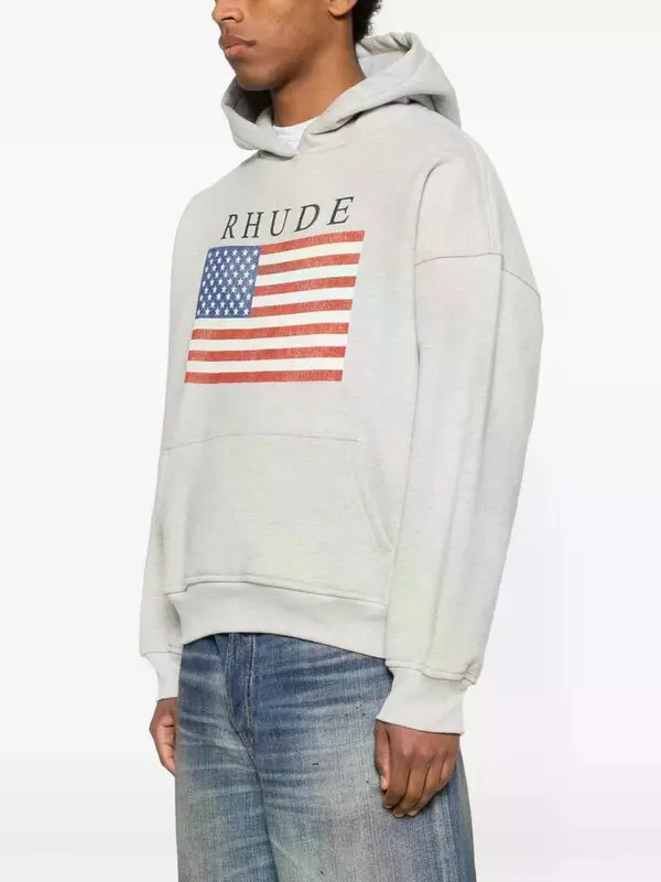 Rhude Flag Graphic Hoodie